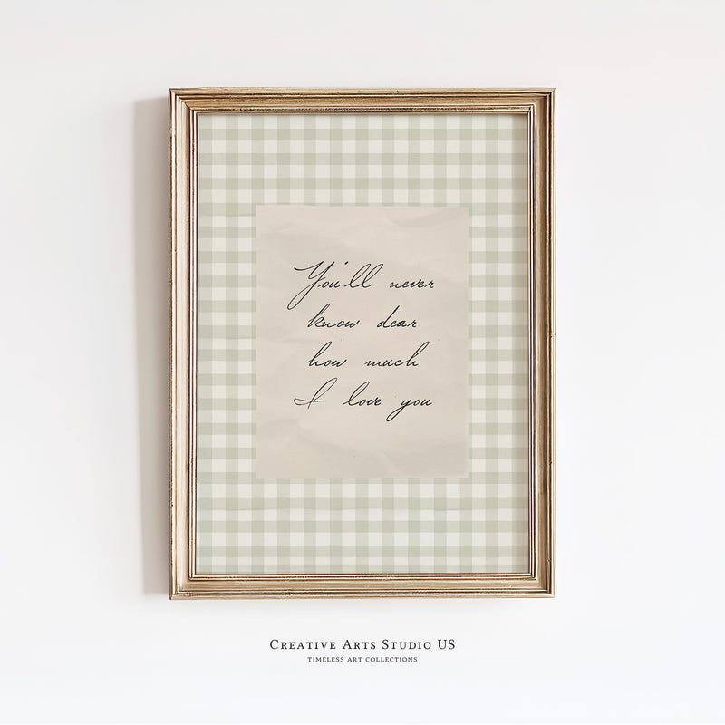 Love You Nursery Poem - Etsy