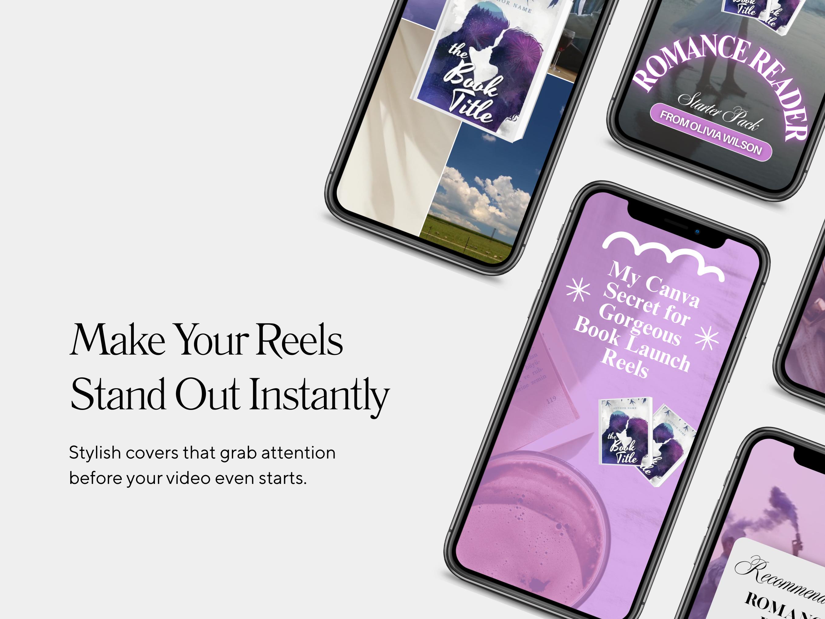 Romance Author Instagram Reels & Covers, Indie Book Launch, Author ...