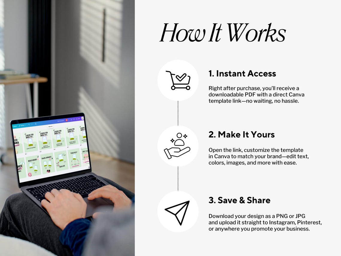 Bookstagram Canva Carousel Templates, Bookstagram Bundle for Book ...