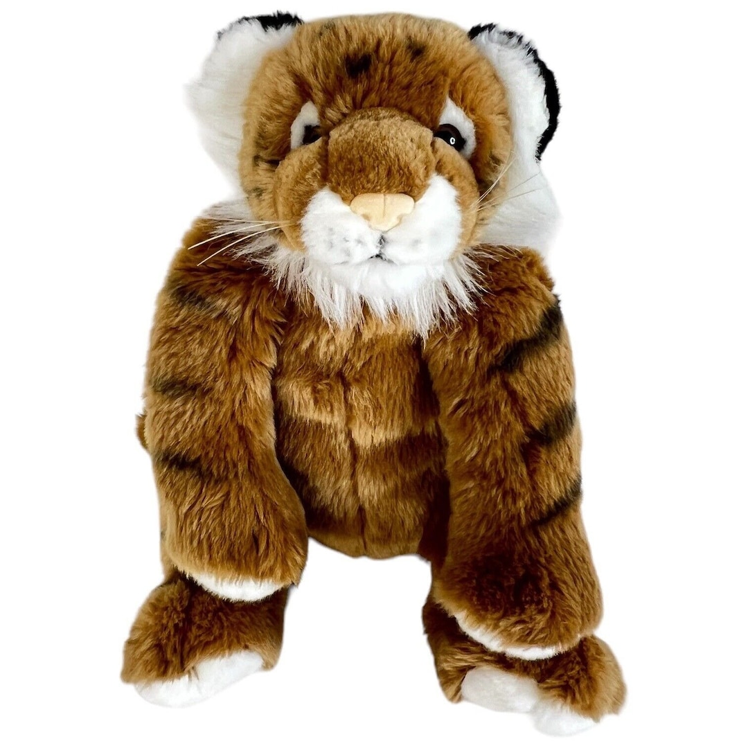 Build A Bear Bengal Tiger Plush Sitting Wildlife Fund Collectibear WWF ...