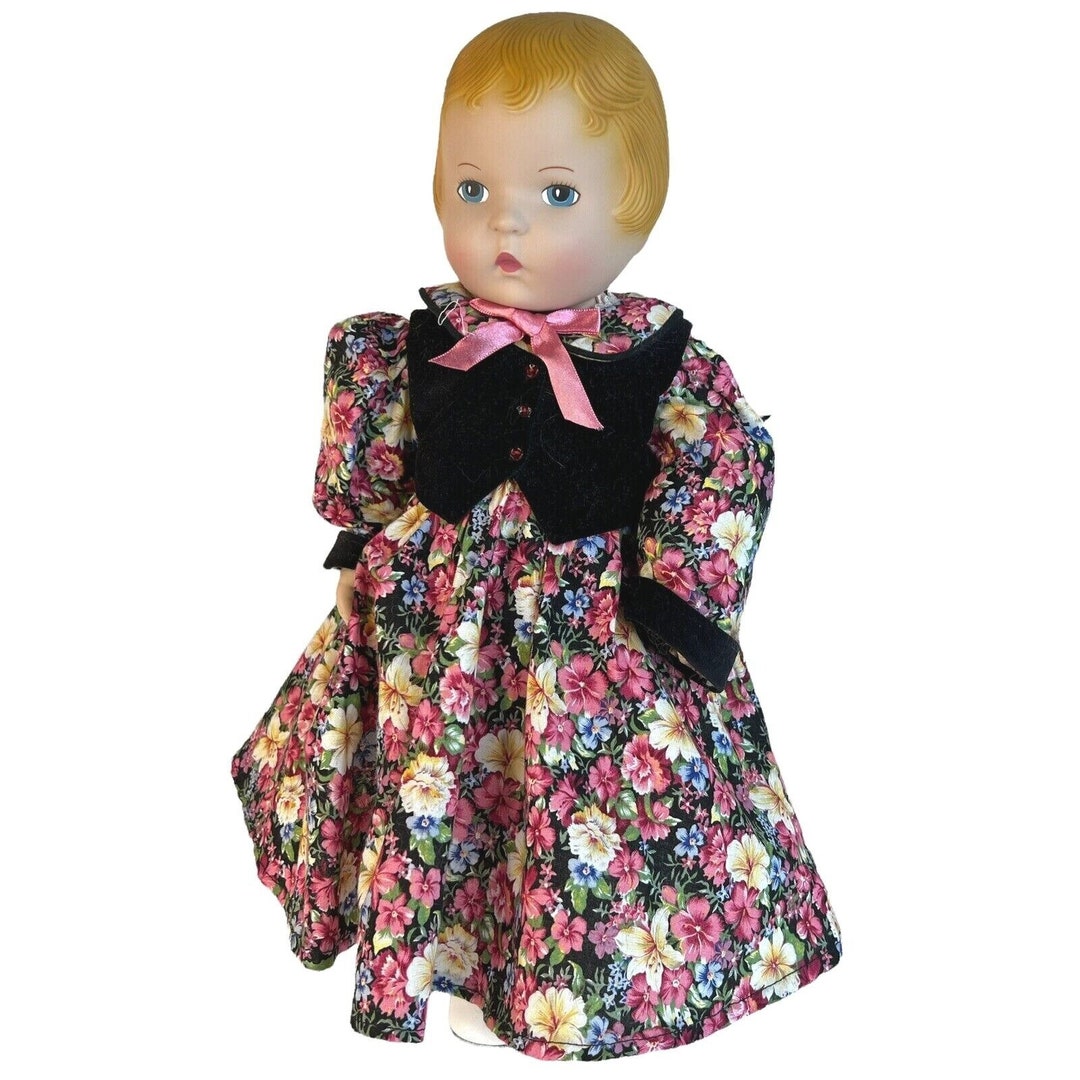 Daisy Kingdom Dolly Doll 18” Blonde Hair Victorian Swing Dress Vest ...