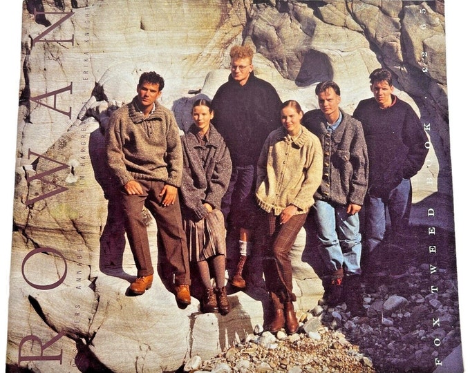 ROWAN Fox Tweed Knitting Pattern Book Booklet Annabel Fox Kim ...