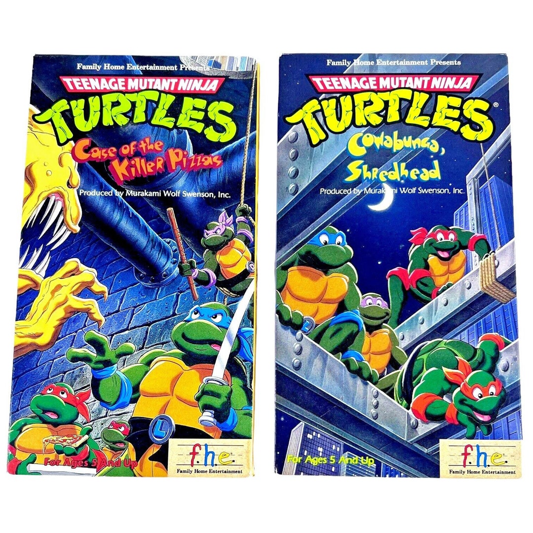 Teenage Mutant Ninja Turtle VHS Movie Case of Killer Pizzas - Etsy