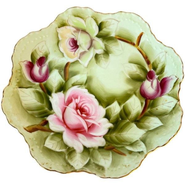 Vintage Cabbage Rose - Etsy
