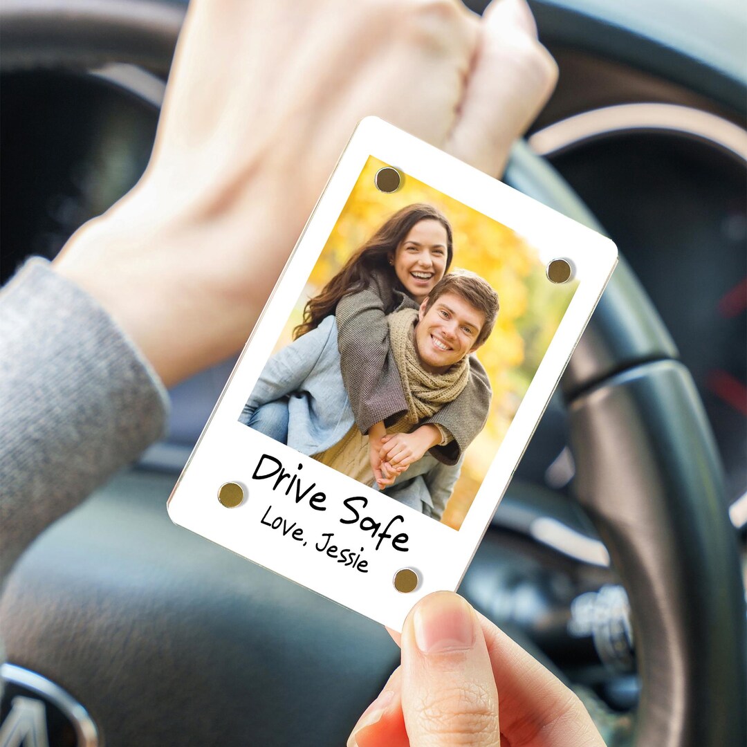 Custom Photo Car Visor Clip With Acrylic Design, Personalized Car Visor ...