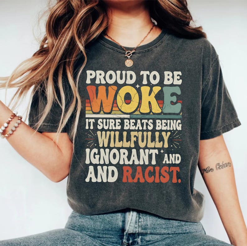 Proud to Be Woke PNG, Anti Racism Equality Digital Design, Progressive ...