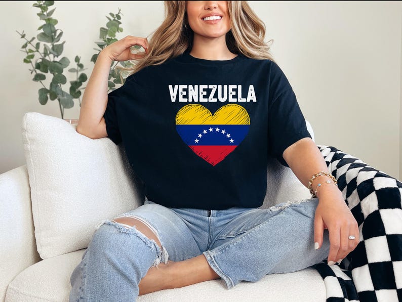 Venezuela Flag Heart PNG Digital Download Venezuelan Pride Sublimation ...