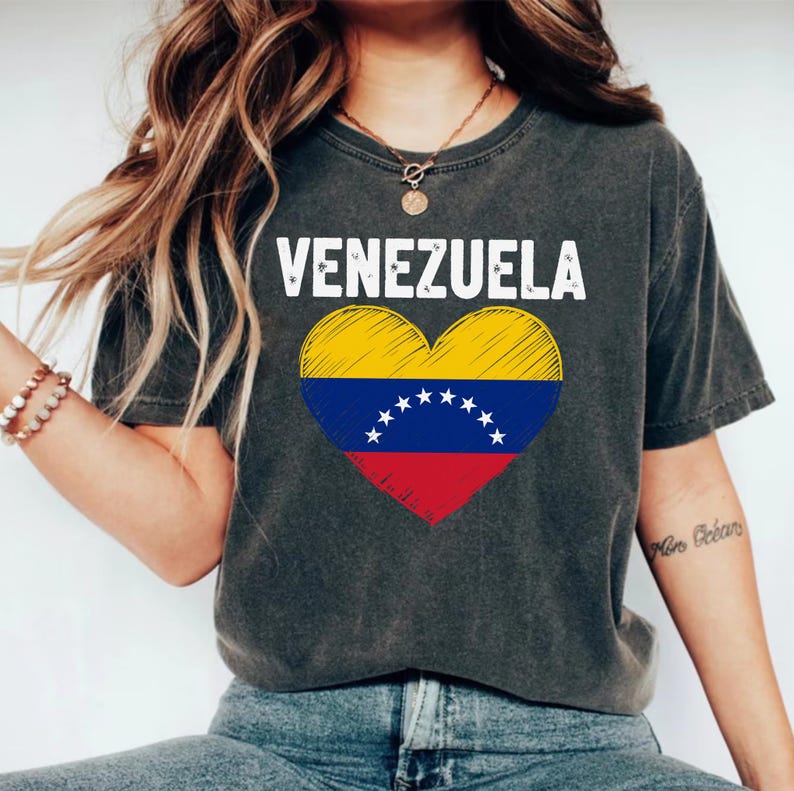 Venezuela Flag Heart PNG Digital Download Venezuelan Pride Sublimation ...