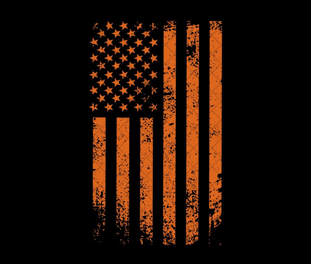 Halloween Spooky American Flag PNG Sublimation Design, Haunted Forest ...