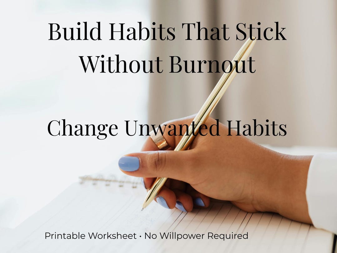 Understand & Change Unwanted Habits – Ecosystem Map (printable) - Etsy