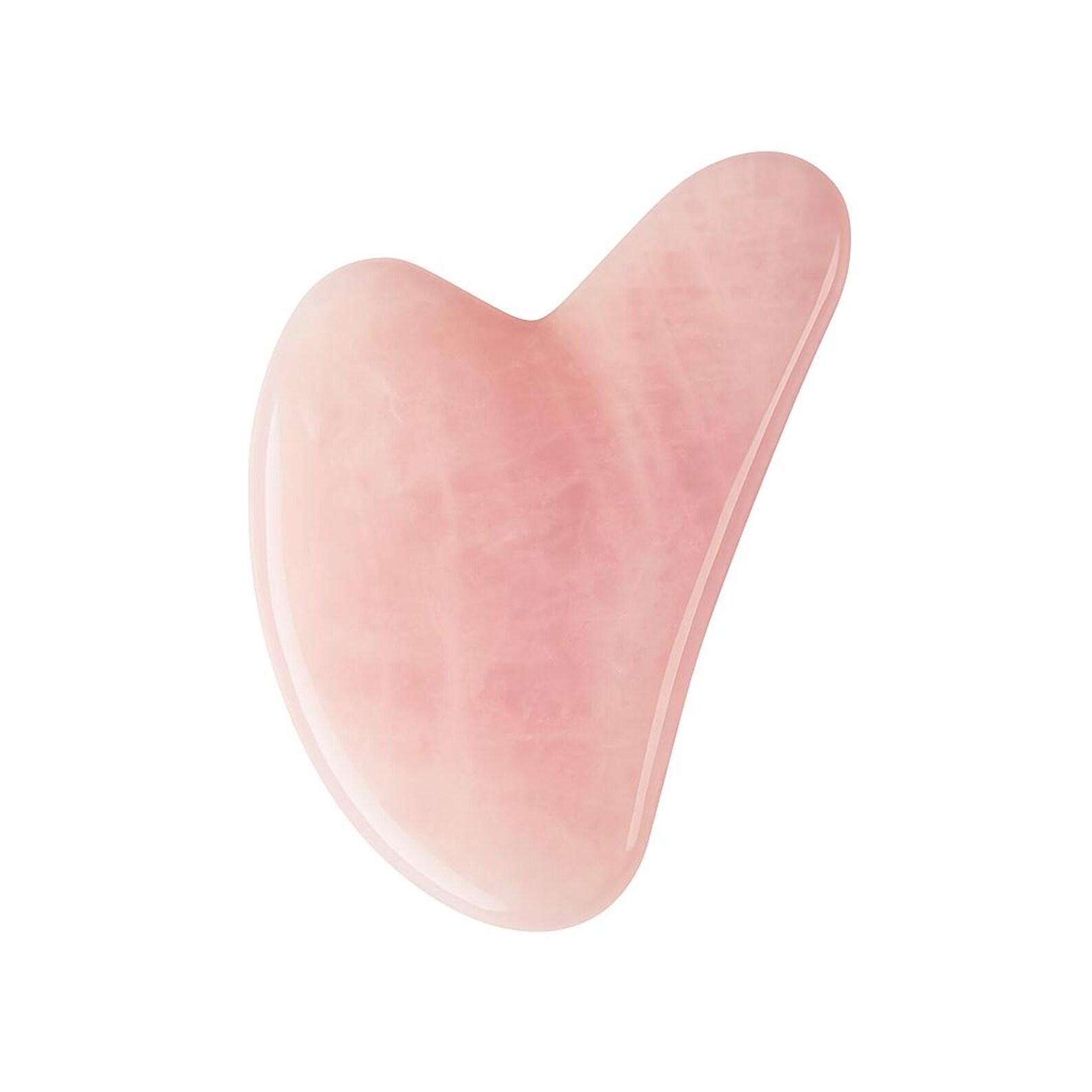 Rose Quartz Gua Sha Tool – Natural Crystal Face Massage – Anti-aging ...