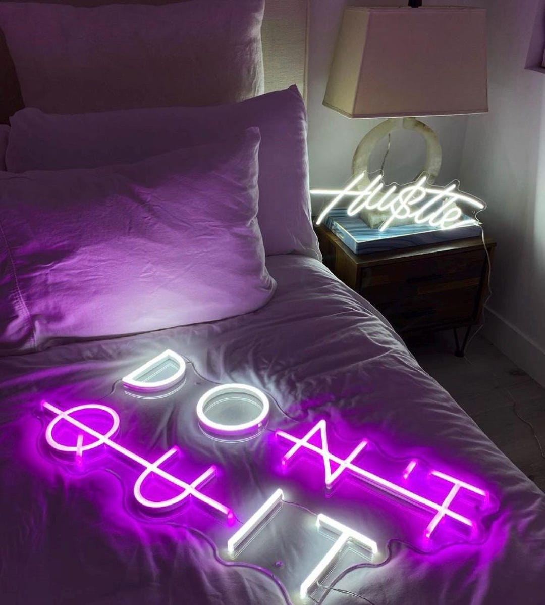 Don't Quit Do It LED Neon Sign | Motivational Neon Sign | Home Gym ...