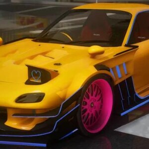 Mazda RX7 animado con luces para FiveM GTAV - Etsy México
