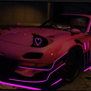 Mazda RX7 animado con luces para FiveM GTAV - Etsy México