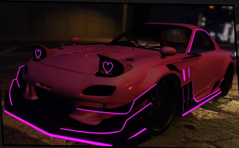 Mazda RX7 animado con luces para FiveM GTAV - Etsy México