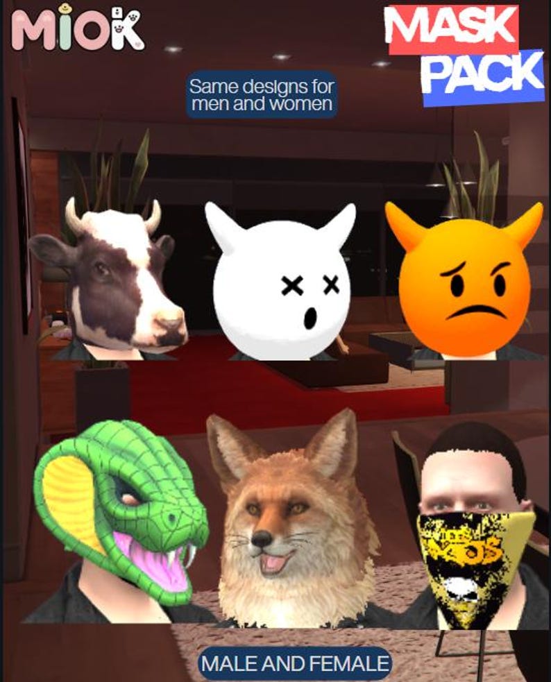 Masks Clothing Package for Fivem - Etsy