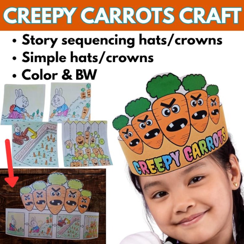 Creepy Tales Crafts | Carrots Crayon Pair of Underwear | Fall Autumn ...
