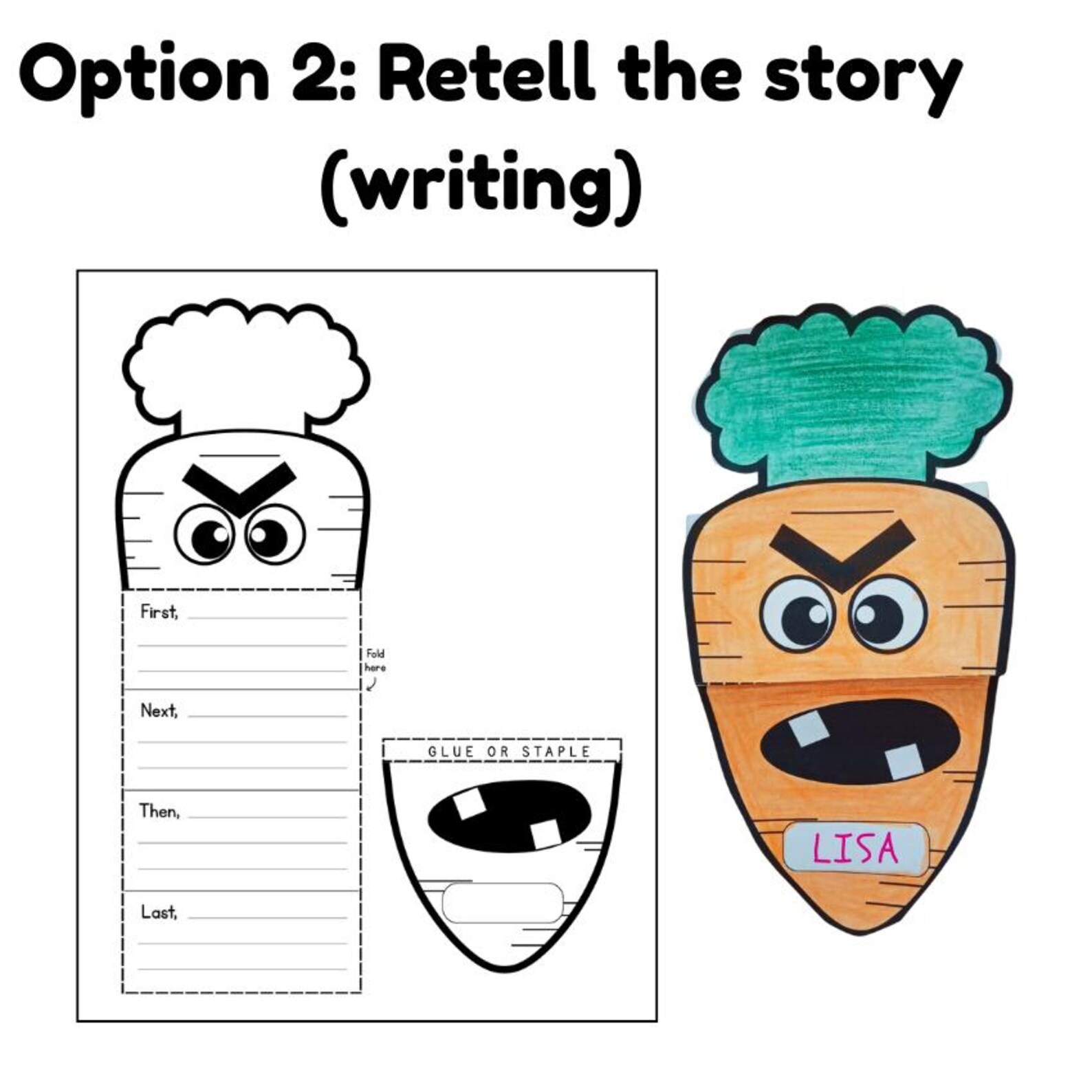 Creepy Tales Crafts | Carrots Crayon Pair of Underwear | Fall Autumn ...