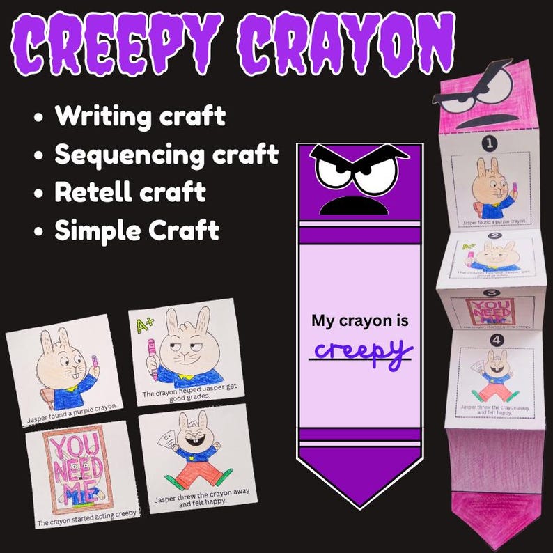 Creepy Tales Crafts | Carrots Crayon Pair of Underwear | Fall Autumn ...