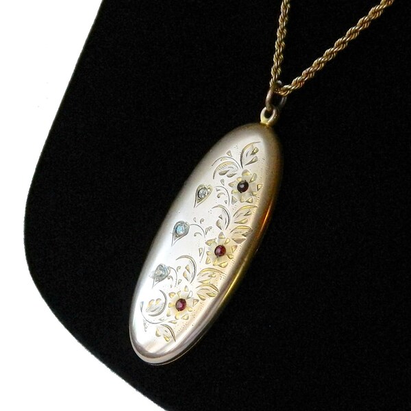 Oval Locket Pendant - Etsy