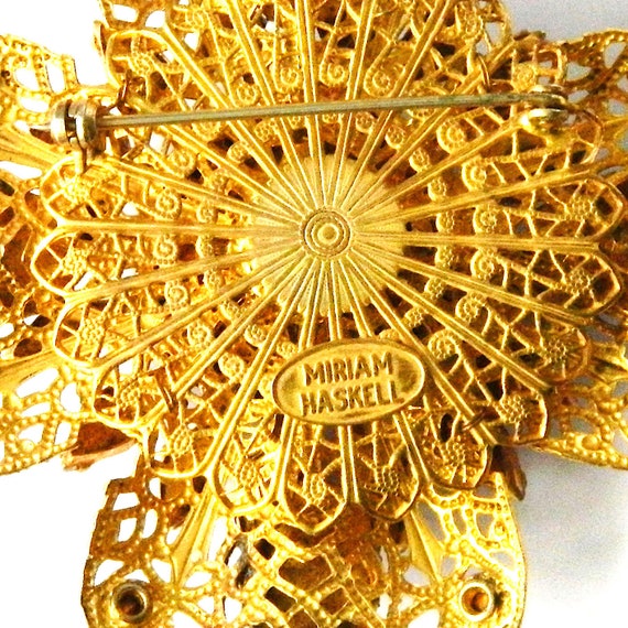 Vintage 1950s Miriam Haskell Maltese Cross Rhinestone… - Gem