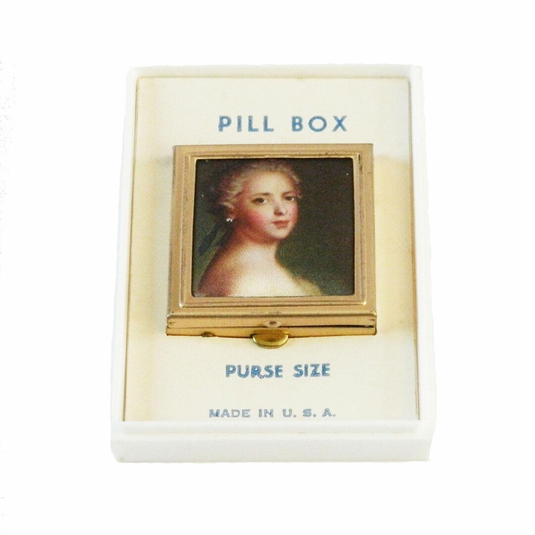 Vintage 1960s Pill Box - Etsy