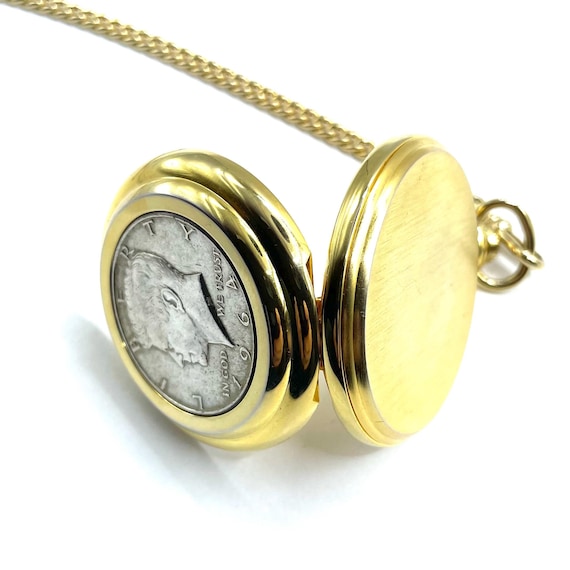 Vintage Colibri Pocket Watch with Chain - Gem
