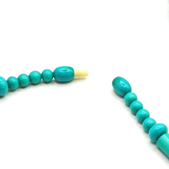 Vintage 1930s Carved Celluloid Art Deco Beaded Neckla… - Gem