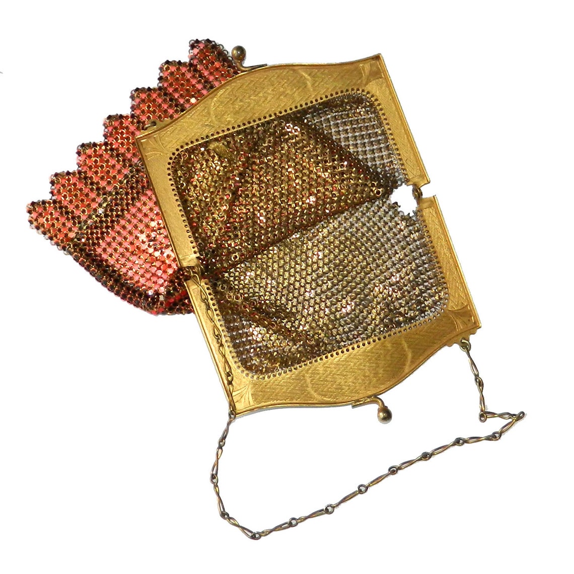 Vintage 1920s Enameled Mesh Handbag by Whiting & Davis - Etsy
