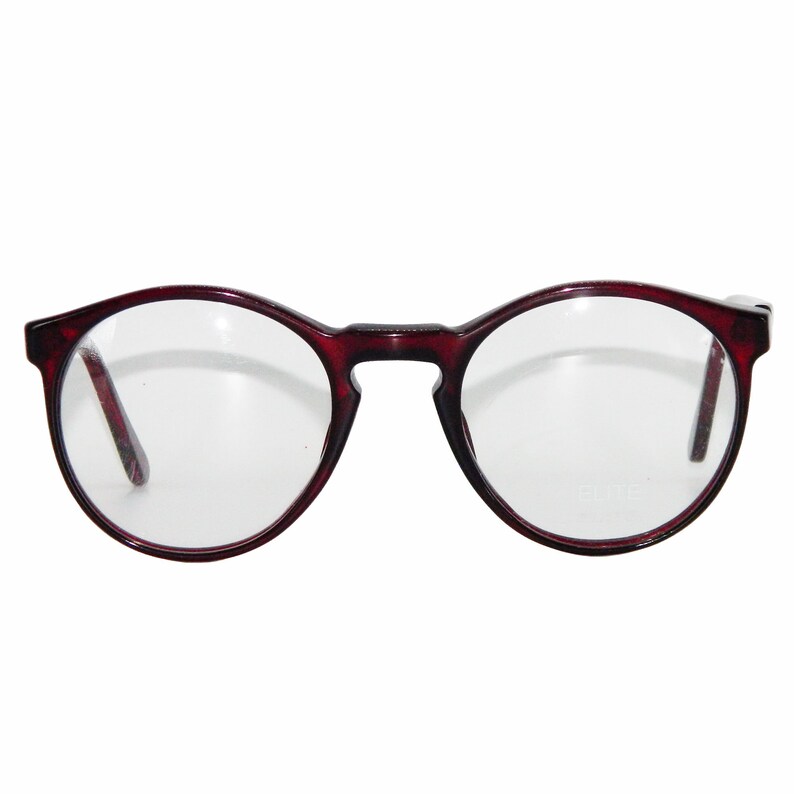 Vintage Burgundy Red Eyeglass Frames Never Used - Etsy