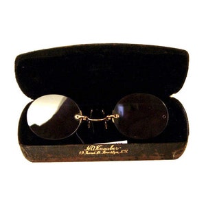 Antique Prince Nez Nose Clip on Eyeglasses - Etsy