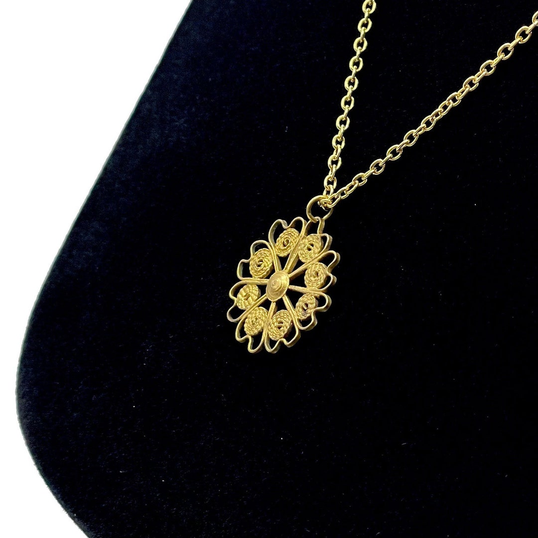 Vintage Solje Pendant Necklace Set - Etsy