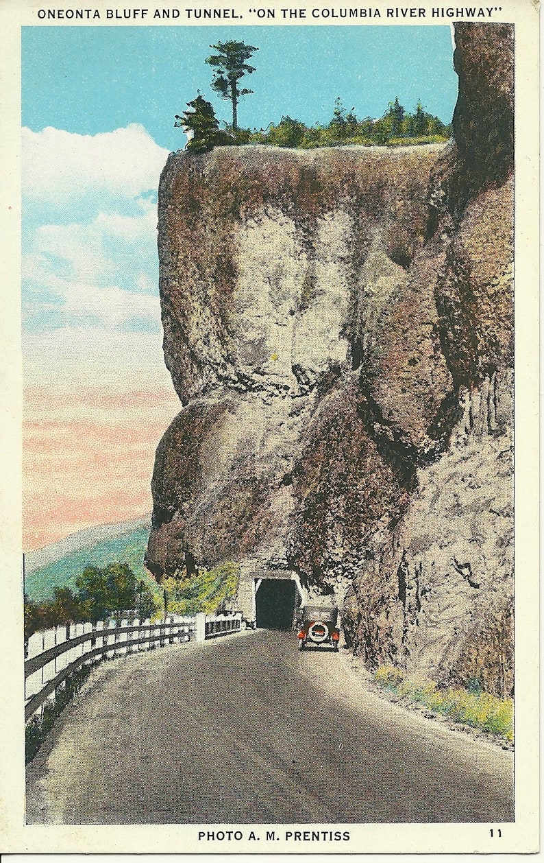 1920s Vintage Oregon Postcard Columbia River Gorge Highway | Etsy