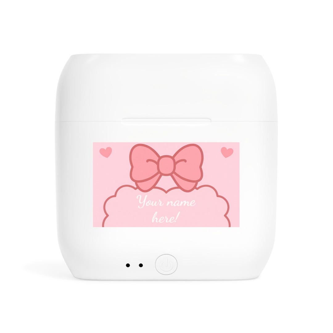 Personalized Wireless Earbud Case, Custom Earbud Charger, Cute Gift for ...