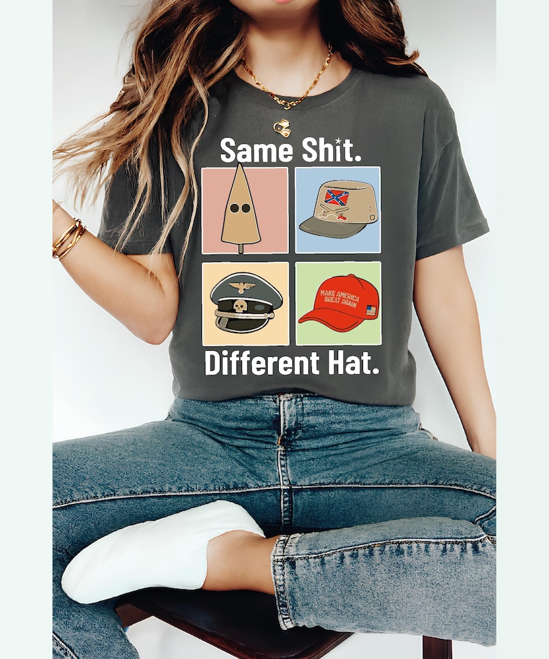 Same Shit Different Hat SVG&PNG, Funny Protest Graphic SVG, Dark Humor ...