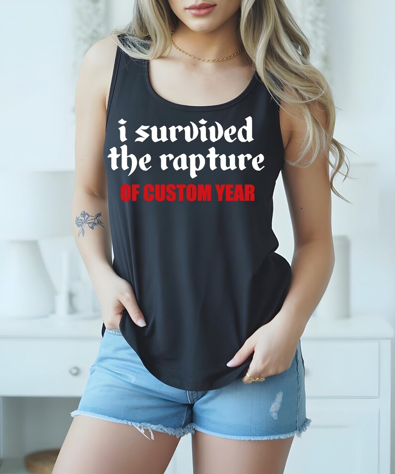 I Survived the Rapture [custom Year] Design SVG-PNG Funny Gag Design ...