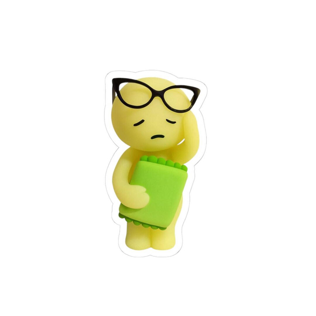 Tired Smiski Design - Cute Stickers, Fun Stickers, Kawaii Stickers ...