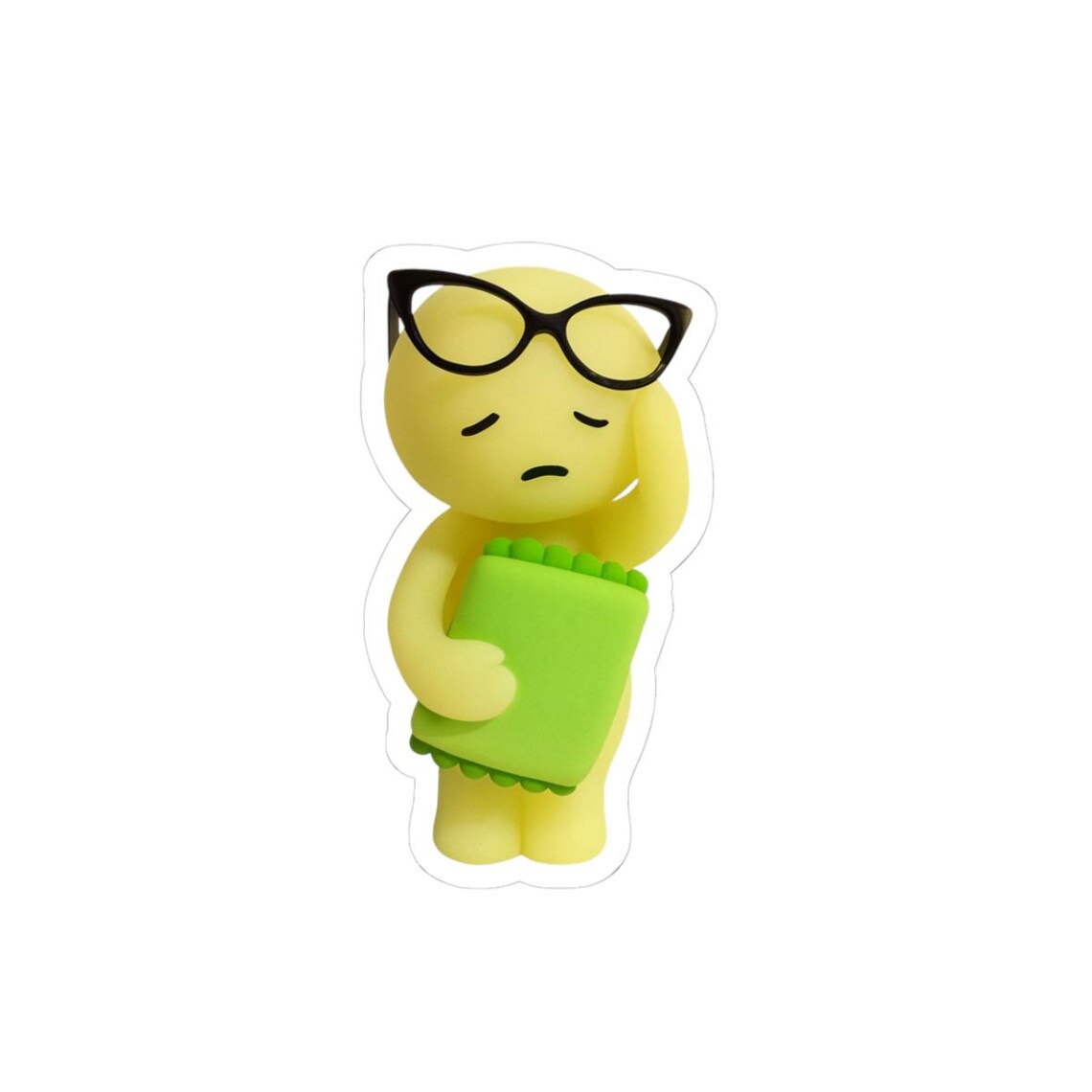 Tired Smiski Design - Cute Stickers, Fun Stickers, Kawaii Stickers ...