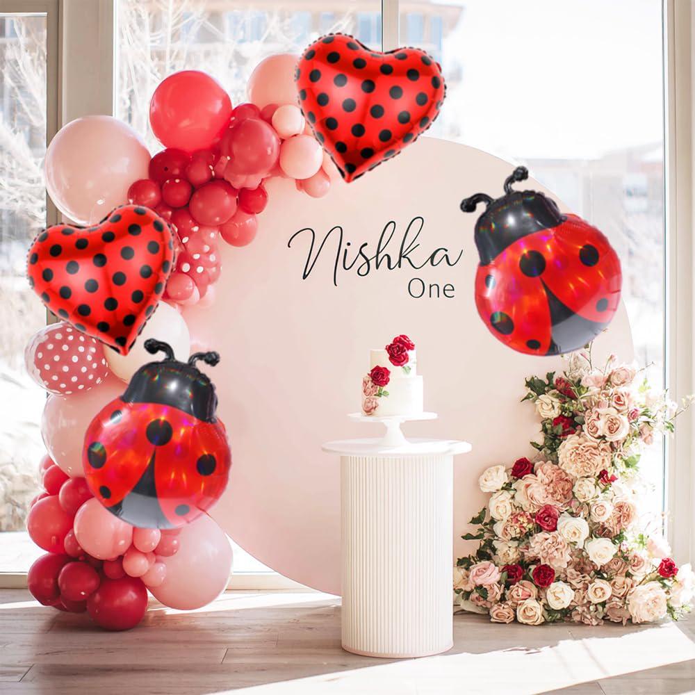 Ladybug Foil Mylar Balloons Insect Bug Spring Theme Lady Bug Party ...