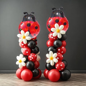 Ladybug Foil Mylar Balloons Insect Bug Spring Theme Lady Bug Party ...