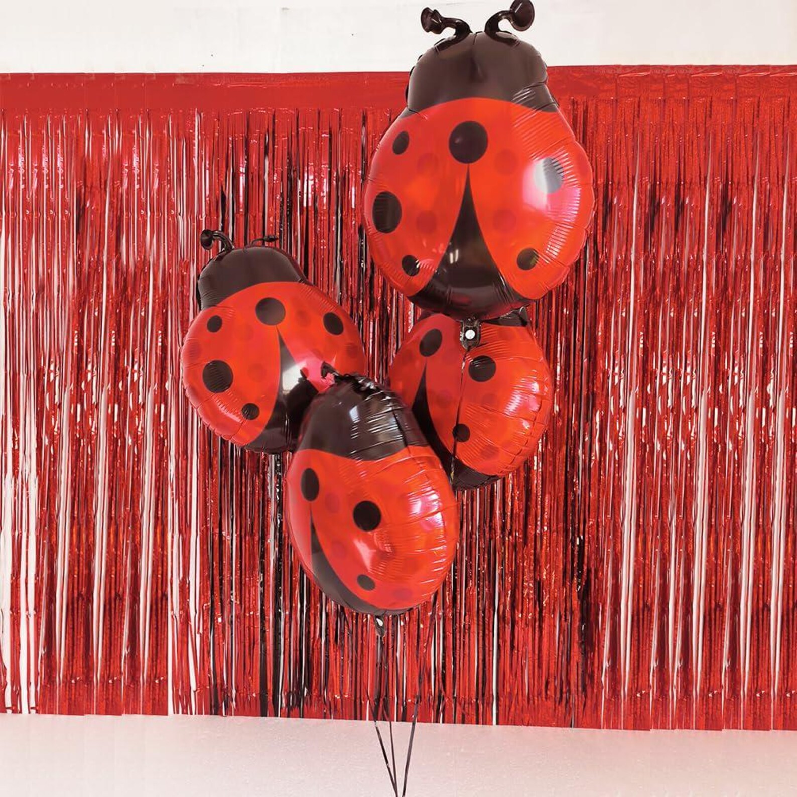 Ladybug Foil Mylar Balloons Insect Bug Spring Theme Lady Bug Party ...