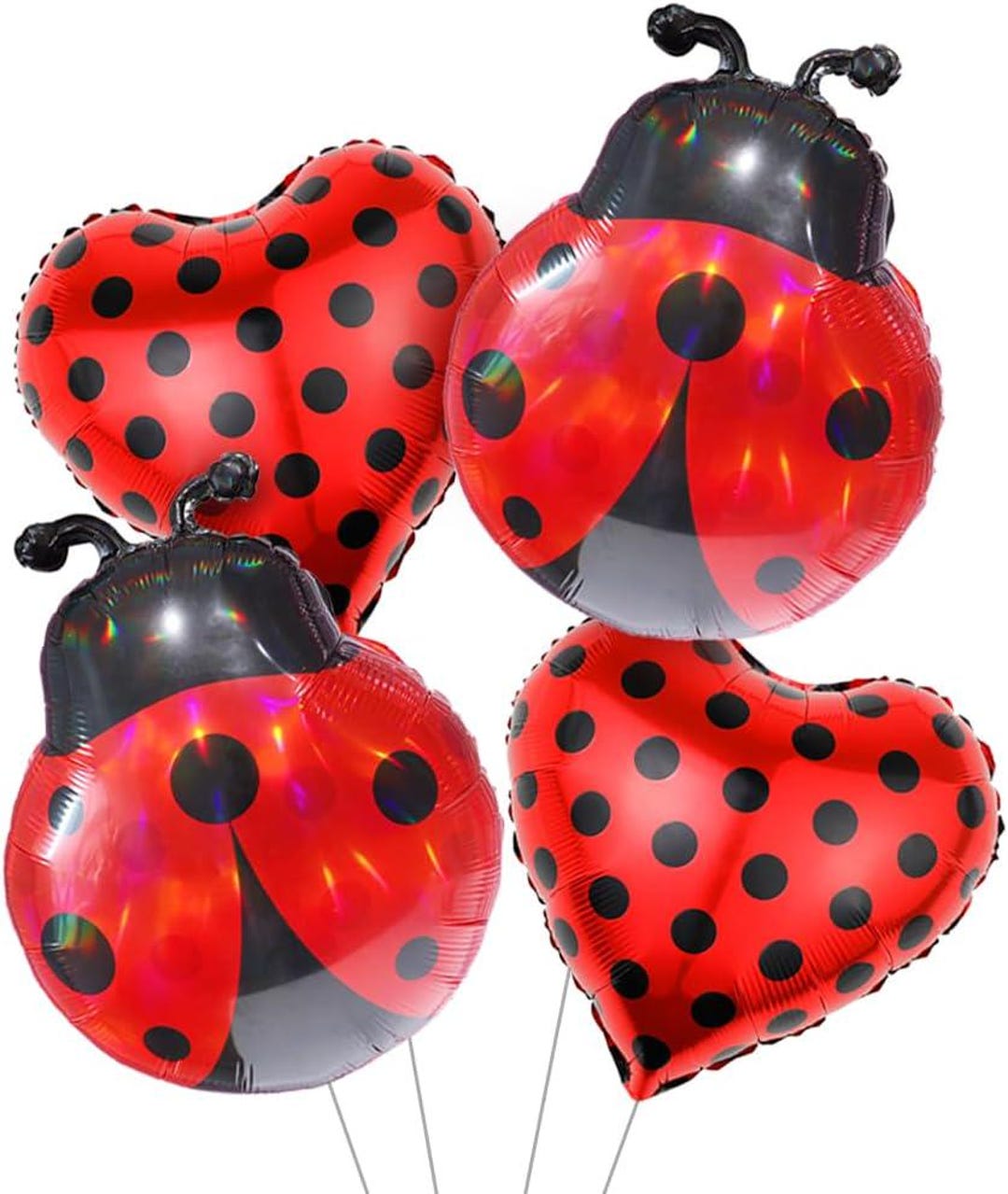Ladybug Foil Mylar Balloons Insect Bug Spring Theme Lady Bug Party ...