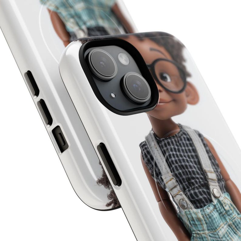 Cartoon Boy Character Phone Case: Tough Magnetic iPhone Cover - Etsy