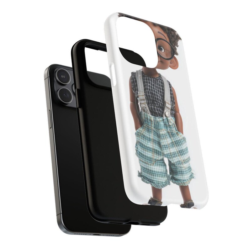 Cartoon Boy Character Phone Case: Tough Magnetic iPhone Cover - Etsy