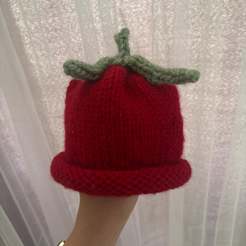 Cottagecore Knit Beanie - Etsy
