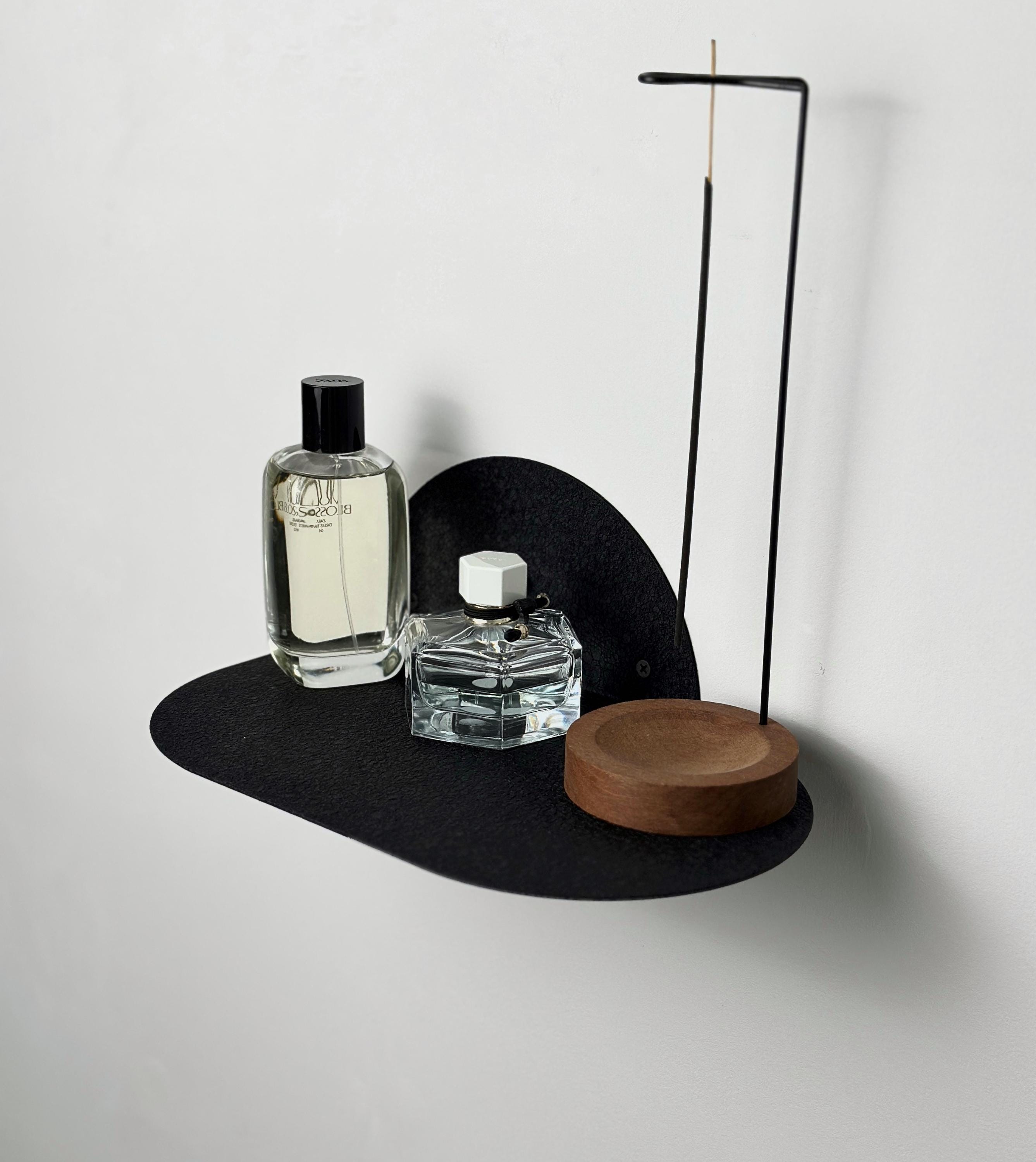 Half Round Metal Wall Shelf – Modern Floating Shelf, Semi Circle ...