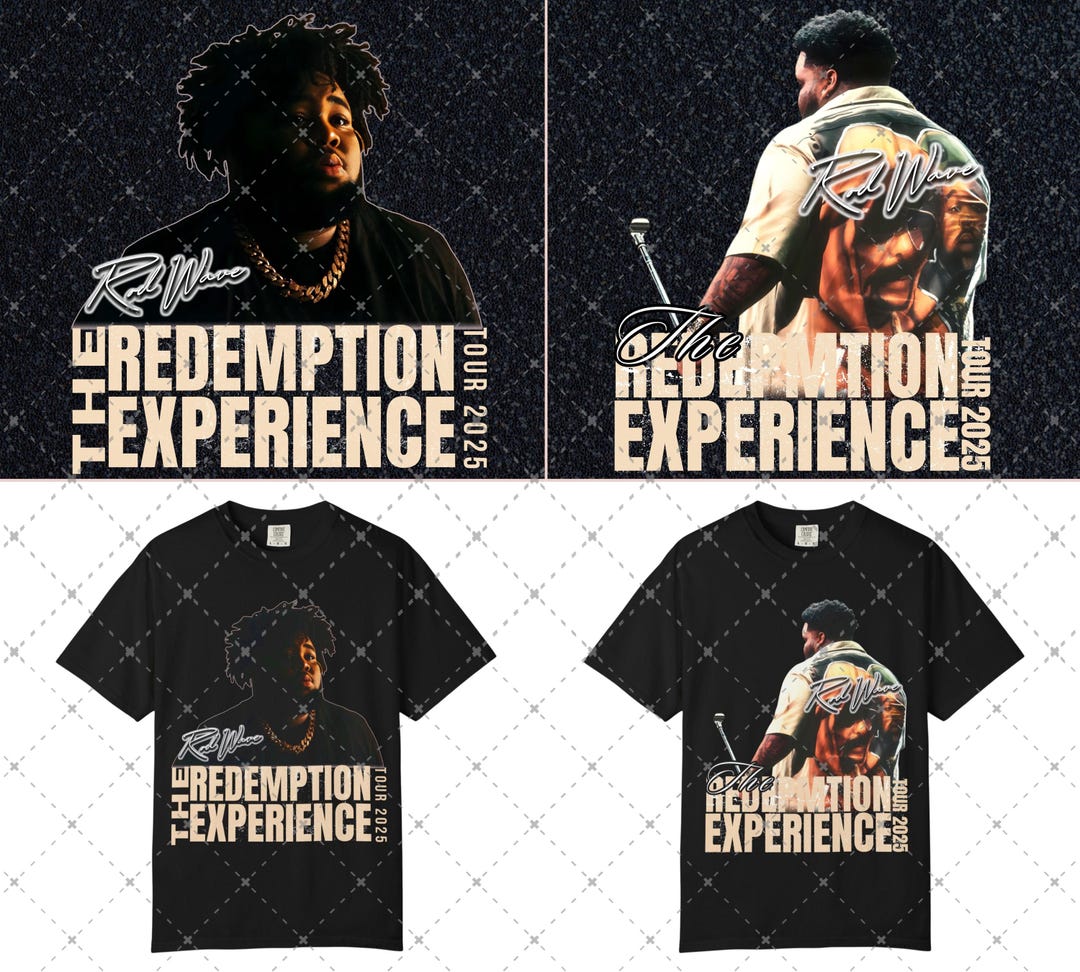 Rod Wave PNG File: the Redemption Experience Tour Design (digital ...