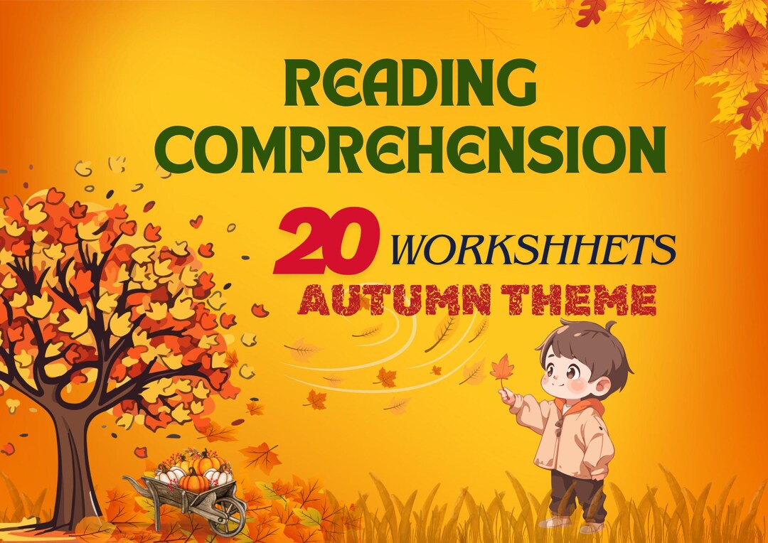 Autumn Reading Comprehension Worksheets | Grades 3-6 (PDF) - Etsy