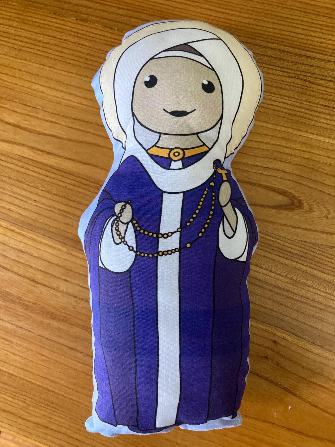 Catholic Saint Plush Doll: Our Lady, Jesus Pillow Toy, Baptism Gift - Etsy