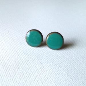 Grayed Jade Earrings greyed Jade Studs Gray Jade Earrings - Etsy